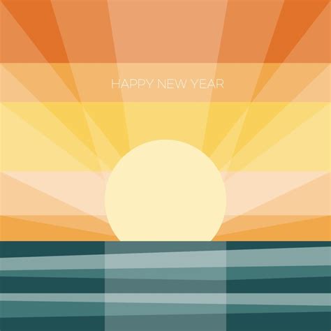 새해 신년카드 태양 일출 배경 일러스트 Ai 다운로드 Download New Year New Years Card Sun 어반브러시