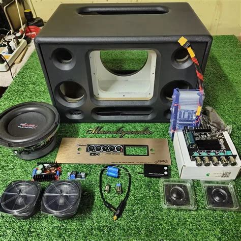 ลำโพงบลูทูธdiy ชุดคิทลำโพงแบนพาส6 5นิ้วแอมป์bluetooth