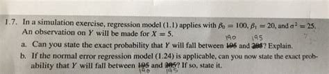 Solved In A Simulation Exercise Regression Model 1 1 Chegg Com