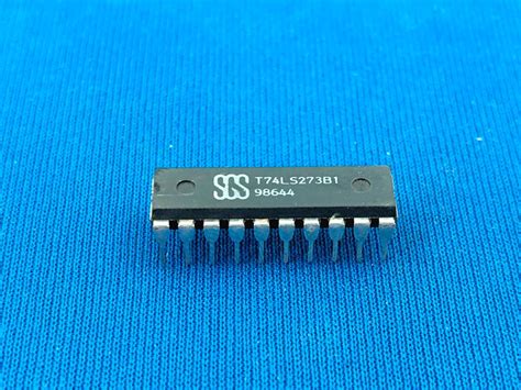 2 X Genuine T74ls273b1 74ls273 Sgs Flip Flop Octal D Type 20 Pin New