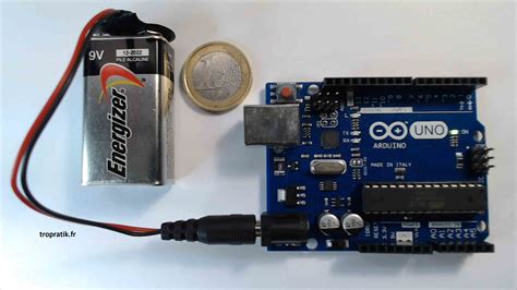 Connecteur De Pile 9v Avec Connecteur Jack Mâle Pour Arduino Tropratik