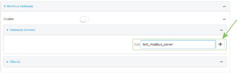 Configure The Modbus Gateway