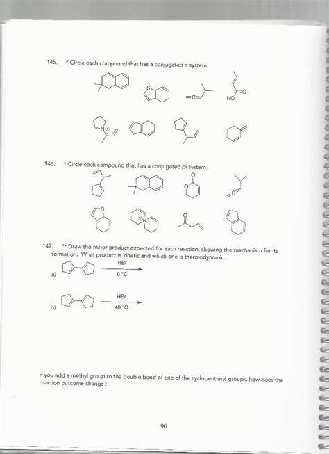 Solved 145 Circle Each Compound That Has A Conjugated