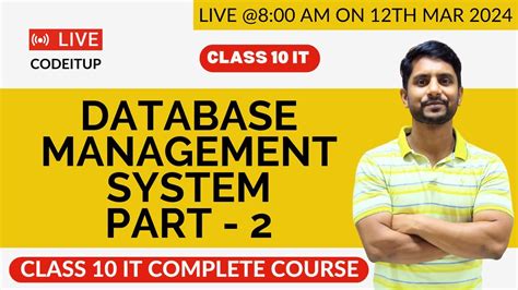 class10 information technology database management system part 02