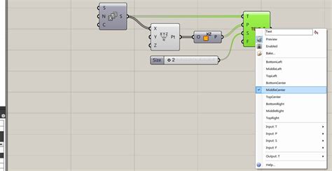 elefront text object bug missing alignment options elefront