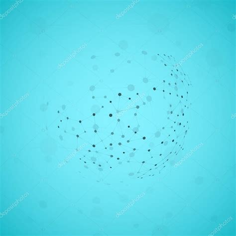 Molecular Structure Network Connection Stock Vector Image By ©majcot