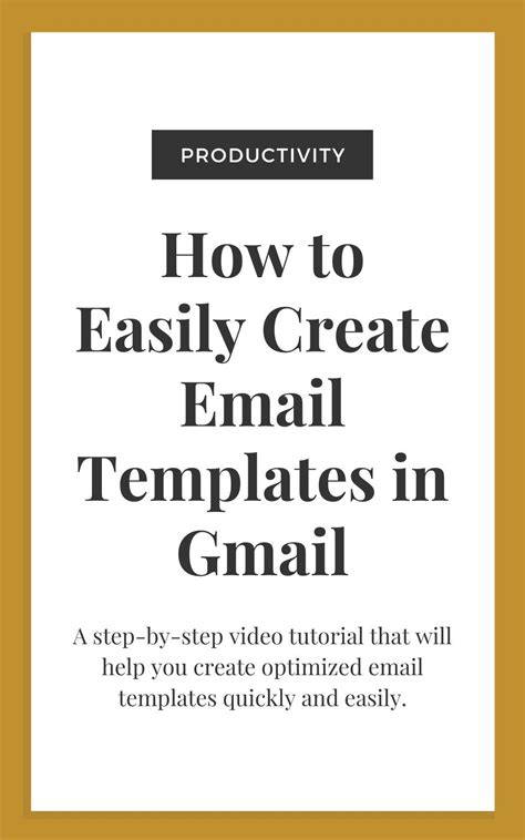 How To Create Email Templates In Gmail