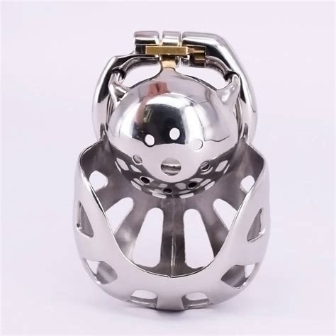 Super Small Chastity Device With Scrotum Testicle Pouch Cellmateshop