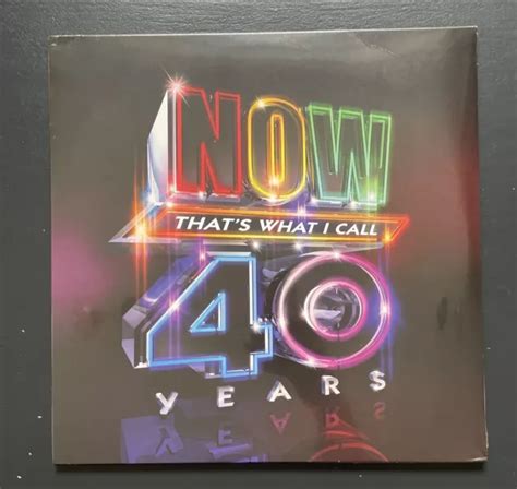 Now Thats What I Call 40 Years Colour Vinyl 3lp Imperfect Sleeve £