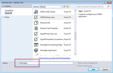 Using Asp Net Identity With Razor Web Pages