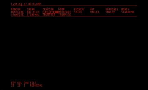 text highlighting selector question atari 5200 8 bit programming