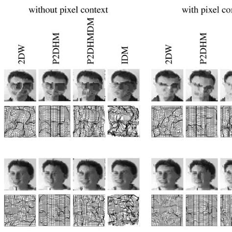 Examples Of Nonlinear Matching Applied To Face Images See Text Download Scientific Diagram