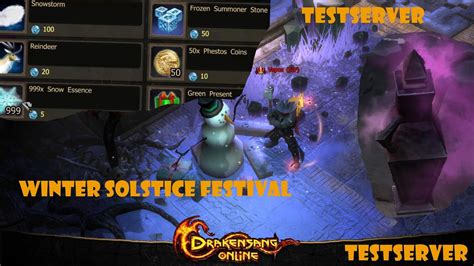 Drakensang Online Testserver Christmas In The Testserver Youtube