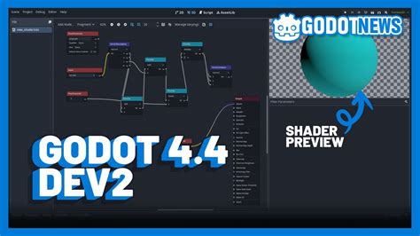 Melhorias no Visual Shader e muitas melhorias na GODOT 4.4 DEV 2 ...