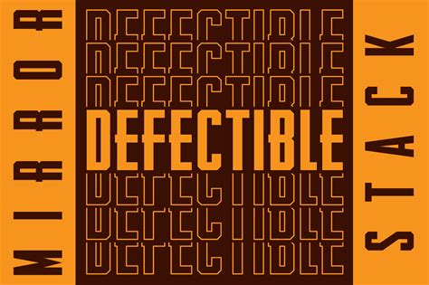 Mirror It Font Echo Font Stacked Mirrored Letters Mirror Alphabets By Tanveertype Thehungryjpeg