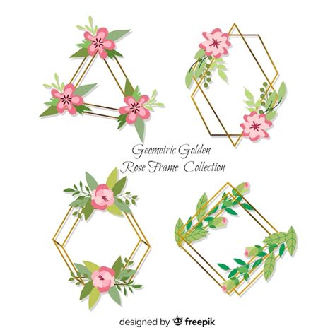 Floral Frame Green Reactangle Vectors And Illustrations For Free Download