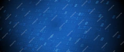 Premium Vector Bytes Of Binary Code Run Through Network Abstract