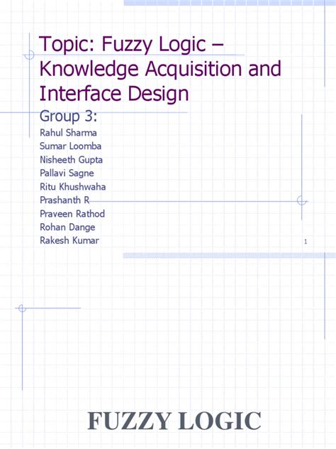 Pdf Fuzzy Logic Knowledge Acquisition Final Dokumentips