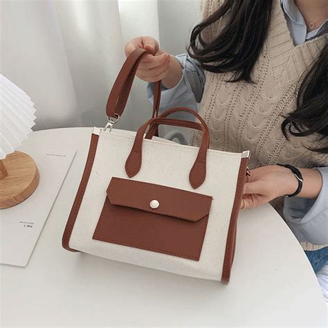 당일발송 2col 미니 스퀘어 캔버스 손가방 산책가방 핸드폰가방 폰백 여름하객룩 여행 보조가방 후드 맨투맨 데이트룩 패션룩