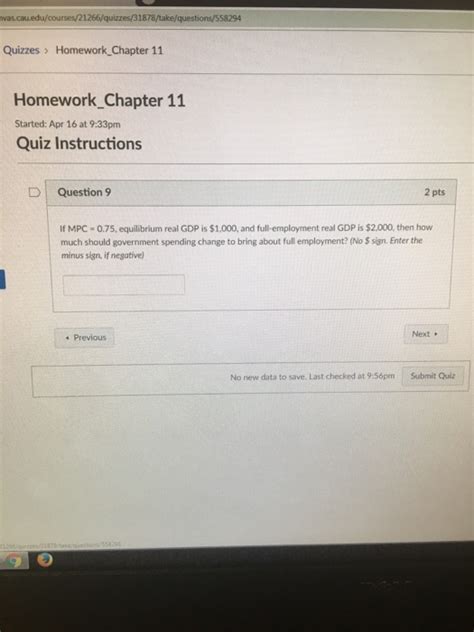 Solved 18 Quizzes Homework Chapter 11 Homework Chapter 11