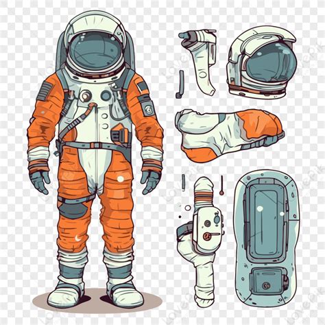 우주 비행사 벡터클립 아트상표만화 Png 일러스트 무료 다운로드 Lovepik