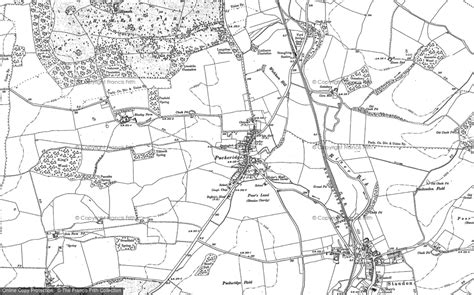 Historic Ordnance Survey Map Of Puckeridge 1896 1919