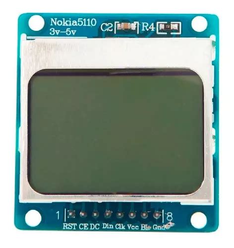 display lcd nokia 5110 84x48 placa azul arduino robótica mercadolivre