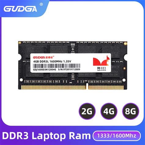 Cheap Gudga Ddr3 4gb 8gb 1600mhz Sodimm Memoria Ram 1 35v Notebook Ram