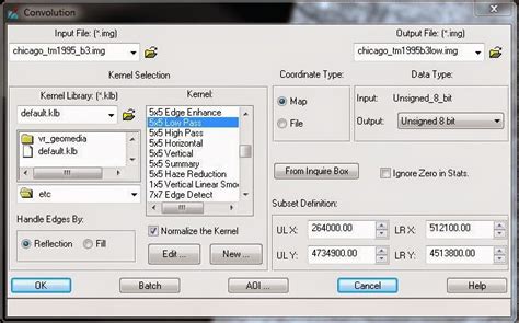☑ High Pass Filter Remote Sensing