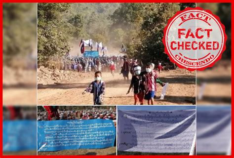 Fact Check ကရင်တွေ စစ်တပ်ကို ထောက်ခံနေပုံလား မဟုတ်ပါ Fact Crescendo Myanmar