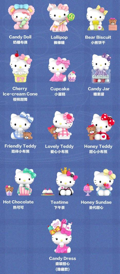 Sanrio Hello Kitty Sweet Series Clear Box Toys
