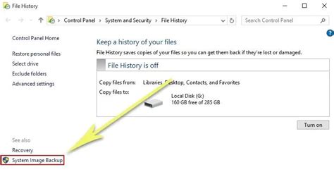 how to make a full system image backup on windows 10 windows tips