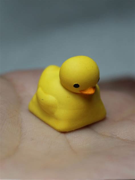 Yellow Duck Quack Up Your Keyboard Kawaiikeycaps