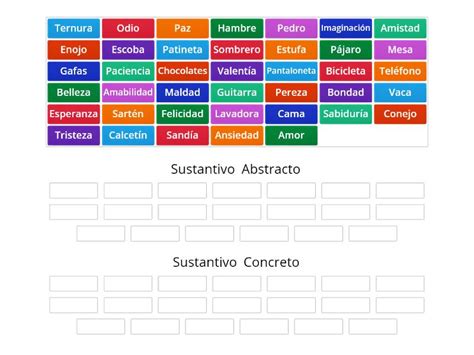 Sustantivos Group Sort