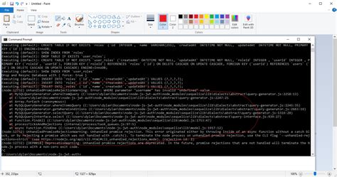 node js unhandledpromiserejectionwarning error where parameter