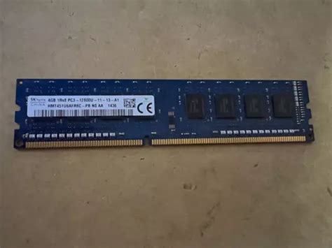 Sk Hynix 4gb 1rx8 Pc3 12800u Ddr3 Desktop Memory Ram Hmt451u6afr8c Pb
