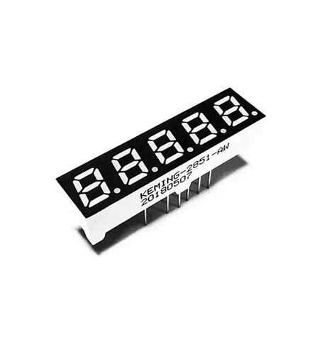 small five digits 7 segment display pure green led 0 28 inch 7 segment