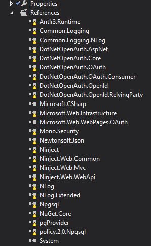 Dependencies Visual Studio NuGet Missing References Stack Overflow
