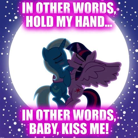 Mlp Trixie And Twilight Kiss