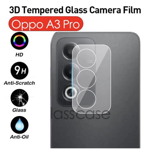 {พร้อมส่ง } ฟิล์มกันรอยกล้อง สำหรับ Oppo A3pro 5g ฟิล์มกระจกเลนส์
