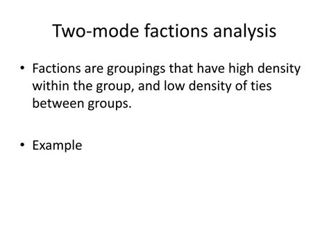 Ppt Two Mode Networks Powerpoint Presentation Free Download Id2165719