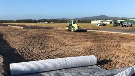 Fast Geogrid Delivery Keeps Airport Project Moving Polyfabrics