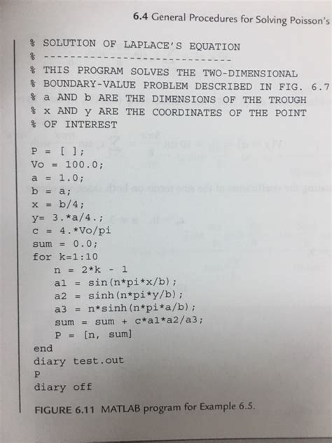 Solved Modify The Matlab Code Provided At The End Of Example
