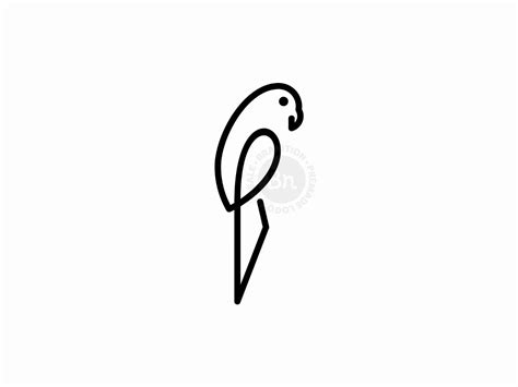 Bird Monoline Logo Branition