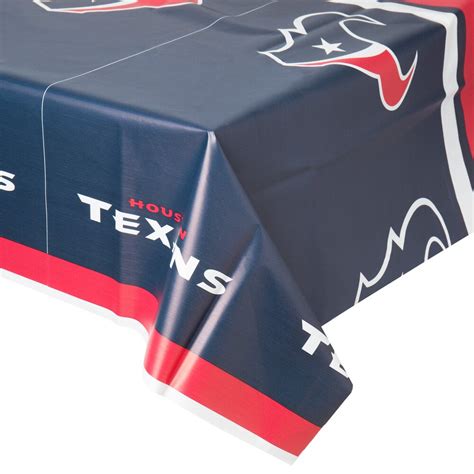 Creative Converting Houston Texans 54 X 102 Plastic Table Cover 12case