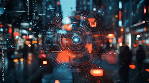Futuristic Ai Enhanced Public Safety System Monitoring And Predicting Crime Patterns Featuring