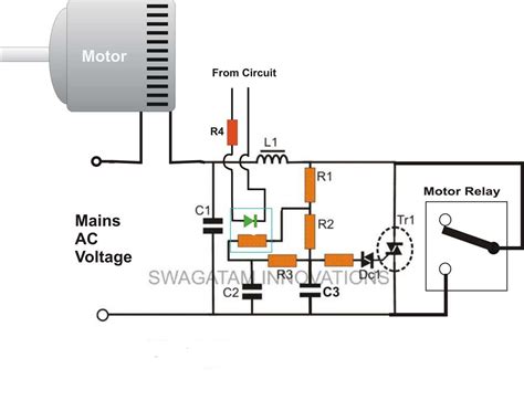 Illustrating The Inner Working Of Motor Soft Starter Circuit With A Diagram