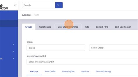 How To Add A Part Cross Reference
