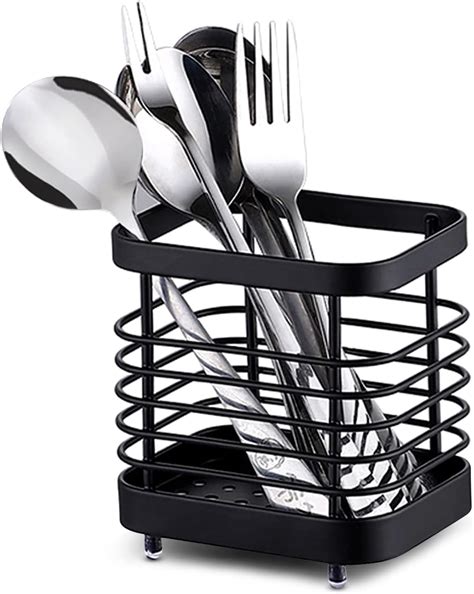 Herchr Stainless Steel Utensil Drying Rack Silverware