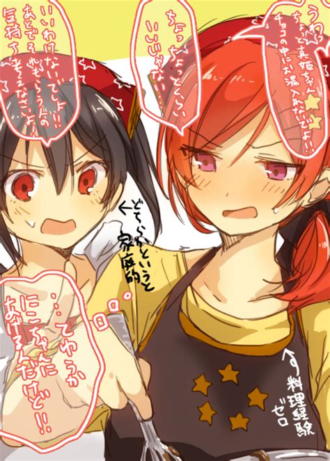 Nishikino Maki And Yazawa Nico Love Live And More Drawn By Tarachine Danbooru